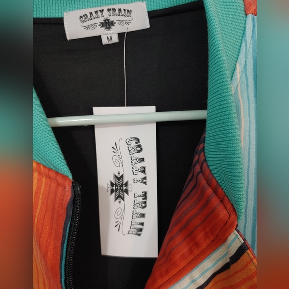 Crazy Train | Jackets & Coats | Crazy Train Orange Serape Western ...